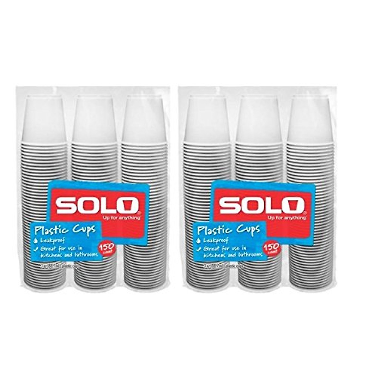 Solo 3-Ounce Plastic Bathroom Cups, 300-Count Package