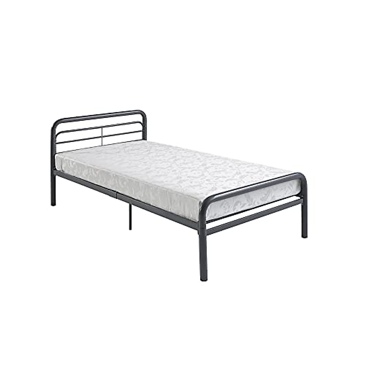 DHP Carter 6 Inch Twin Mattress with Thermobonded Core and Jacquard Cover, White