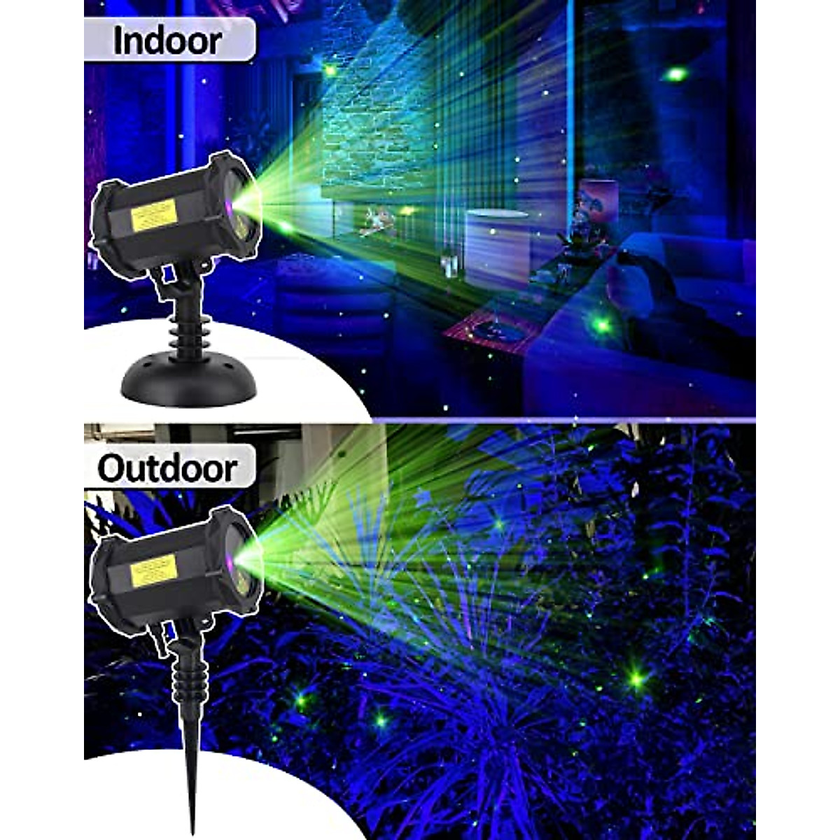 Lunhoo Firefly Garden Lights Décor Lighting Christmas Projector for Home Garden Party