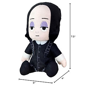 Great Eastern Entertainment Addams Family Animated Movie 2 - Wednesday Addams Sitting Plush 7" H