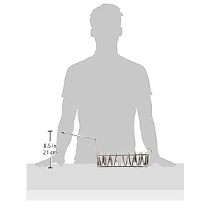 Excellanté 8 Mould Taco Basket Nickel Plated Taco Shell Basket