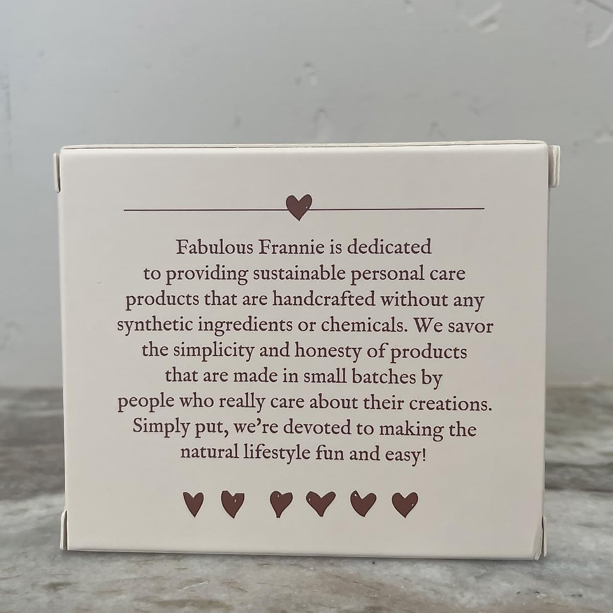 Fabulous Frannie Patchouli All Natural Herbal Soap 4 oz Made with Pure Essential Oils