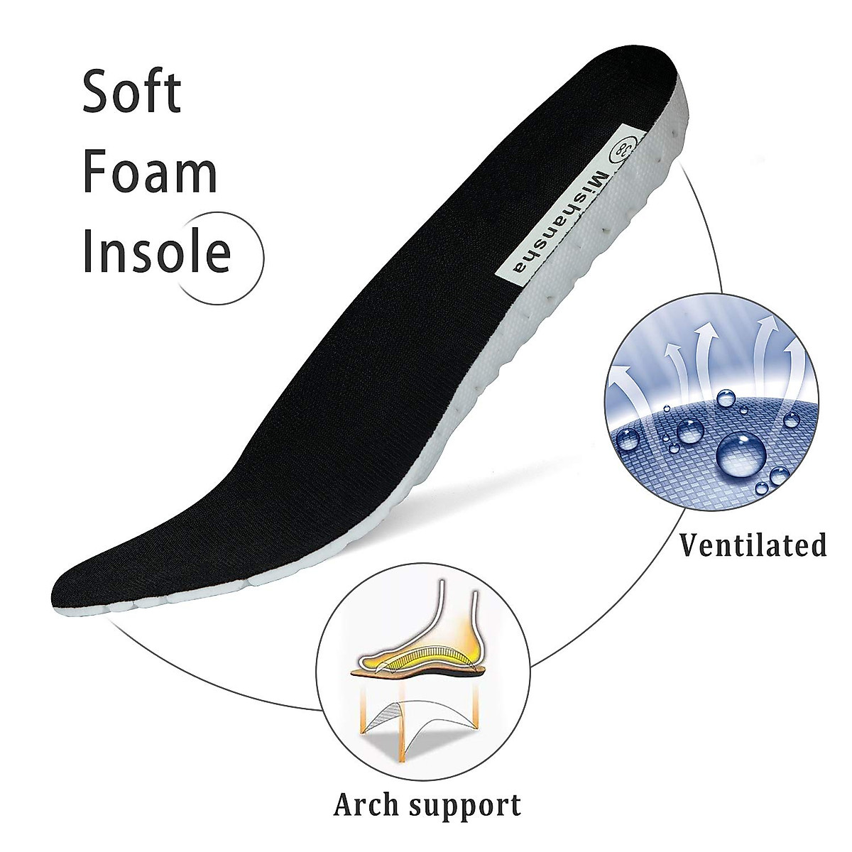 Women's Mesh Garden Shoes Air Cushion Mule Clogs Lightweight Walking Shoes Black EU40 US9.5