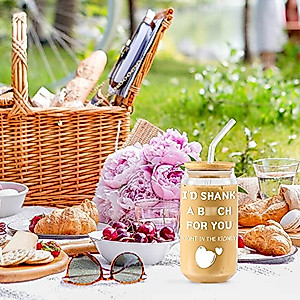 OUNNE Friendship Gifts for Women Friends - Birthday Gift for Sister，Gifts for Best Friends Women, Meaningful Gift For Female Friend, Birthday Gifts for Sister,16.9oz Creative Glass Cup