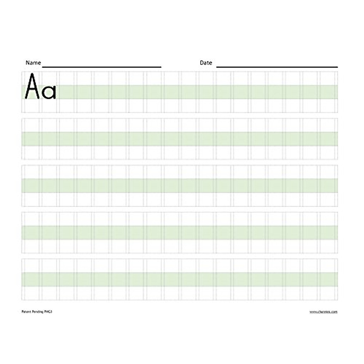Channie’s Easy Peasy Alphabet Tracing & Writing Pad, Practice Handwriting & Printing Workbook; 2-Pack Contains Total of 160 Pages Front & Back, 80 Sheets, Grades Pre-K - 1st, Size 8.5” x 11”, 2-Pack