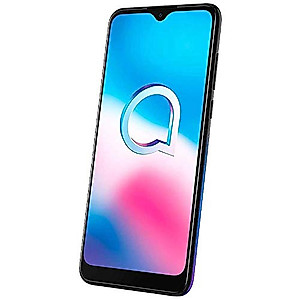 Alcatel 3 2020 (64GB, 4GB RAM) 6.22" HD+, 4000mAh Battery, Finger Print + Face Unlock, GSM Unlocked Global 4G LTE (T-Mobile, AT&T, Straight Talk) International Model 5029E (Chameleon Blue)