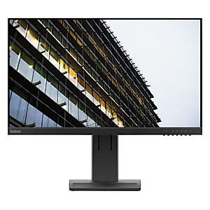 Lenovo ThinkVision E24-29 23.8" 16:9 Full HD VA WLED LCD Monitor, Raven Black