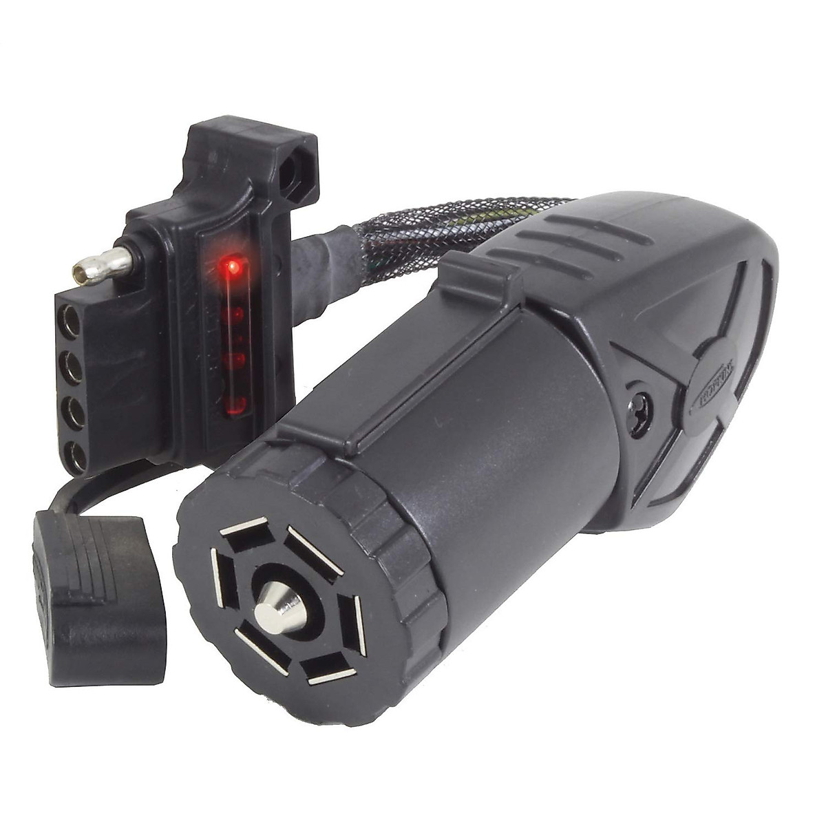 Hopkins Towing Solutions 47390 Endurance LED Test 7 Blade to 5 Flat Flex Adapter