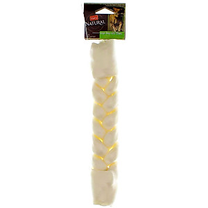 Hartz Natural Rawhide Retriever Braids, 10", 1 ea