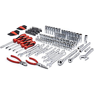 Crescent 180 Piece Professional Tool Set in Tool Storage Case - CTK180