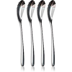 NobleEgg Egg Spoons for Soft Boiled Eggs | 18/10 Stainless Steel | 5.5 inches | Set of 4