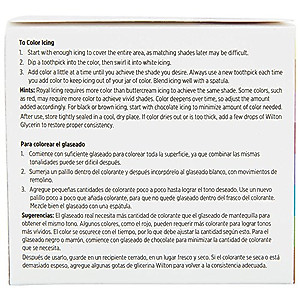 Wilton 8-Count Icing Colors for Cakes & Cupcakes, Gel-Based Colors for Frosting - Note that Packaging May Vary