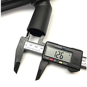 MP Maresh Products Vacuum Brush Attachment Compatible with Central Vac - Horse Hair Bristles for Thorough Cleaning, Bare Floor or Wall Brush, Replacement Part for Central Vac - 12" with Wheels (Black)