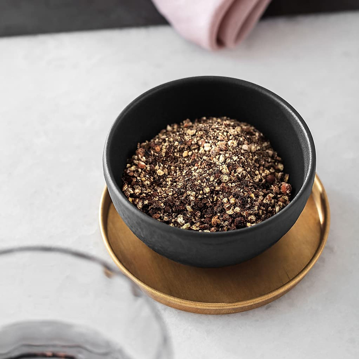 Villeroy & Boch Manufacture Rock 4-Piece Elegant Bowl Set for Dips and Finger Food, Premium Porcelain, Dishwasher Safe