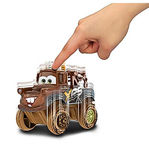 Disney Pixar Cars XRS Mud Racing Mater Oversized 1:55 scale Die-cast, Real Suspension, Off-Road, Dirt-splashed, All-terrain Wheels, 1:55 scale, Ages 3 and up