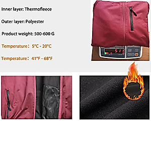 Wulibike Cycling Jackets for Womens Running Jacket Winter Thermal Reflective Hoodie Windproof Coat With 6 Pockets