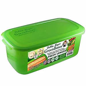 Debbie Meyer GreenBoxes – BreadBox keeps Baked Goods, Snacks, Fruits, and Vegetables Fresh Longer, Reusable, BPA Free, Made in USA