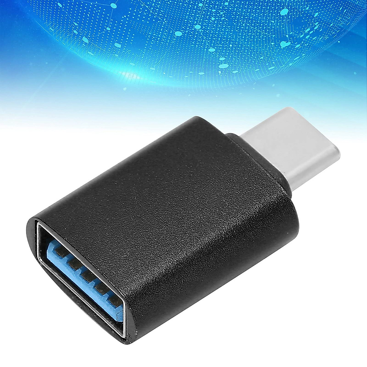 USB C to USB 3.1 Adapter, USB TypeC to USB Adapter, TypeC OTG Adapter, for Thunderbolt 3 to USB Female Adapter, Mobile Phone Computer Tablet Converter (Black)