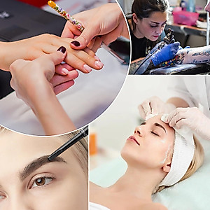 GHWMYD Half Moon Light for Nail Desk, Lash Light Led Nail Tech Lamp Half Moon Light Table Lamp Desk Lamp for Nail Lash Eyelash Extension Tattoo Eyebrows LED Table Lamp Desk Lamp（White）