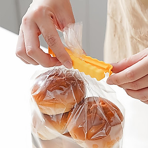 Whimsical Fries Magnetic Food Clips - Set of 12 chip clips: Keep Food Fresh & Organized | Novelty Design for Fridge | Cute & Practical Kitchen Accessory | Securely Seal Bags & Packages | Food Clips