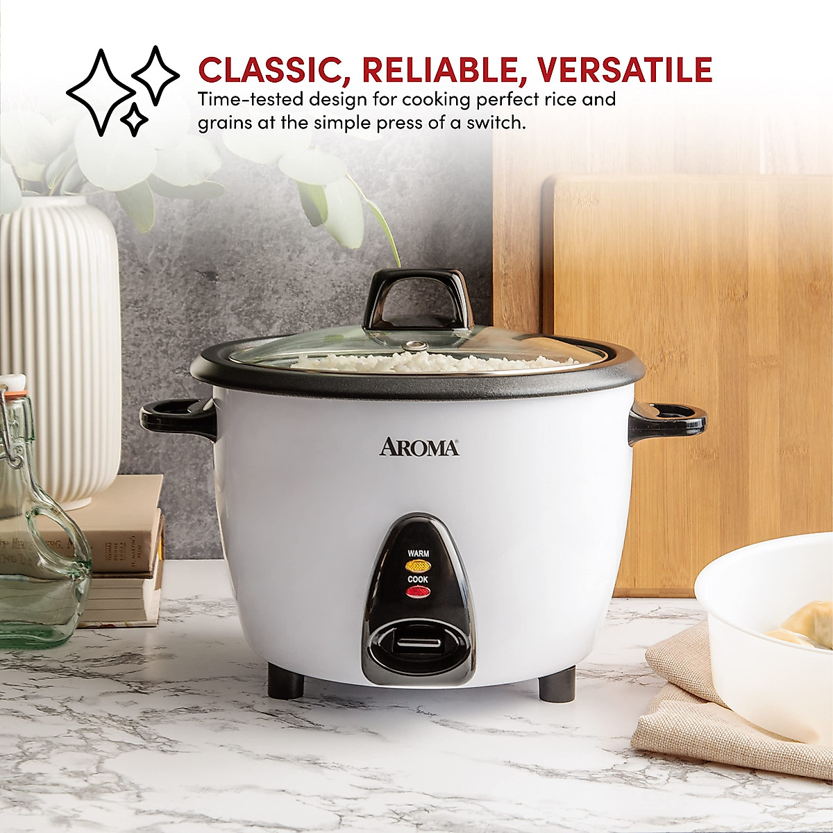 Aroma Housewares Commercial Rice Cooker and Food Steamer Bundle (ARC-1033E + ARC-360-NGP)