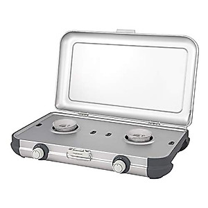 Campingaz, Portable Two Burner Gas Cooker, Outdoor Grill, White