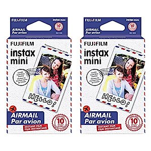 Fujifilm Instax Mini Airmail Film - Double Package! (20 Exposures)!!