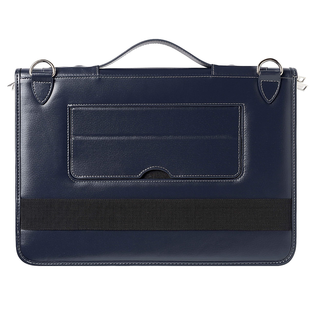 Broonel Blue Leather Laptop Messenger Case - Compatible with HP EliteBook 845 G9 14" WUXGA Laptop