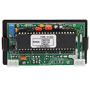 5135A 3 1/2 Digit Red LED Digital Volt Voltmeter Panel Meter DC Voltmeter Voltage Meter(DC50V/DC100V/DC200V)