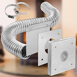 Outside Air Kit for Pellet Stove,2” x 60” Pellet Stove Pipe Kit,Fresh Air Intake for Corn and Pellet Stoves
