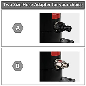 VINGLI 7FT Solar Heated Shower, Pool Solar Shower Kit with Shower Head for Outdoor Backyard Poolside Beach Pool Spa,Black