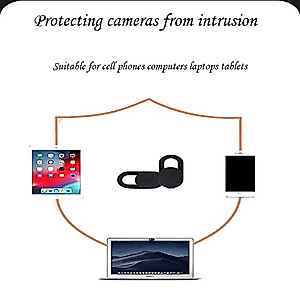 Mobile Phone Tablet Laptop Camera Cover Slide 6 Pack Anti-voyeurism can be reused to Protect The Privacy Security of Individuals and Families.