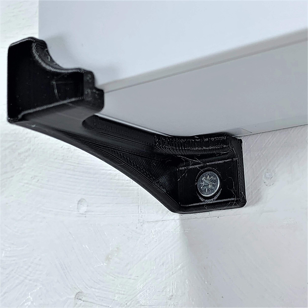 3D Cabin Product Compatible with The Xbox Series S Wall Mount Wall Bracket Holder Four Corner Black