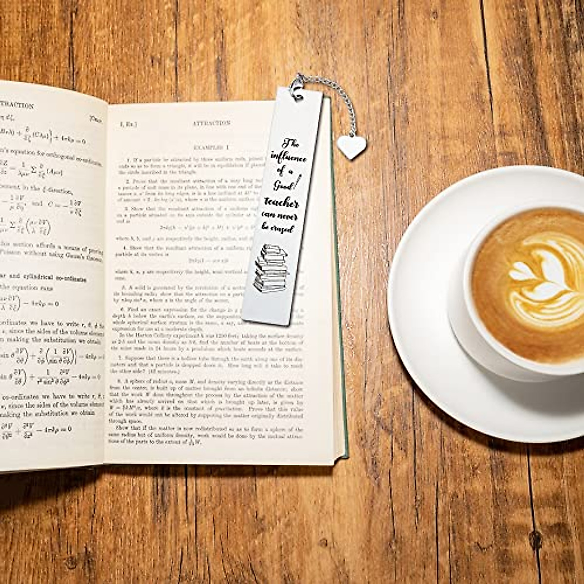 Funny The Influence of a Teacher Can Never be Erased Inspirational Bookmark Gifts for Women, Bookmarks for Sister Girl Daughter Bookworm Book Friend Sister Gifts Friendship Gifts