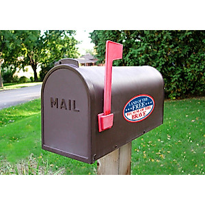 Prismatix Patriotic Magnet - American Flag with Bright Colors - Long Lasting Magnets for Cars - Refrigerator Car Decals - Well Designed Magnetic Fridge Decal-Made in USA (6" x 4", in God We Trust)