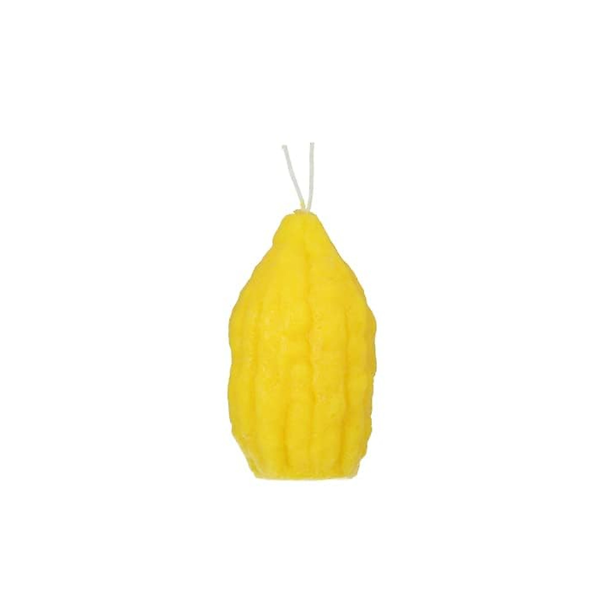 SHALHEVET LIGHT Havdalah Candle - Etrog Shaped | Elegant Jewish Candle for Havdalah | Kosher Wax, Handcrafted Design, Long-Burning | Unique Etrog Candle for Jewish Traditions & Shabbat End