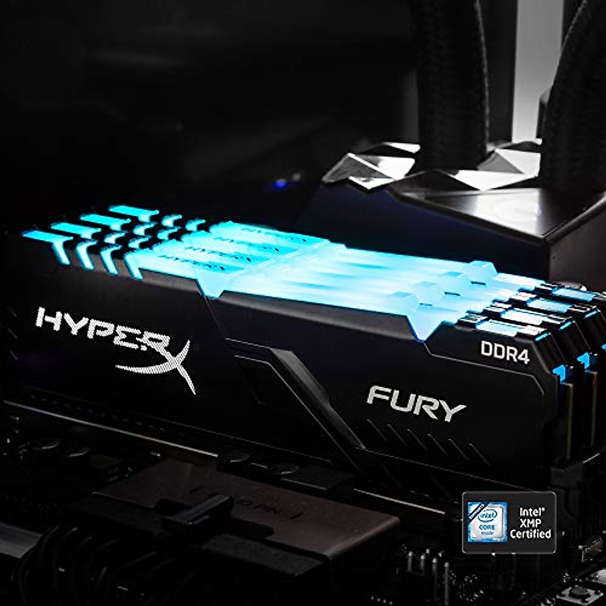 HyperX Fury 16GB 3000MHz DDR4 CL15 DIMM (Kit of 2) 1Rx8 RGB XMP Desktop Memory HX430C15FB3AK2/16