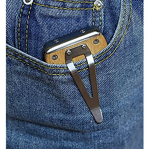 ROLLINGDOG Paint Scraper-Folding Painters Tool 9-in-1 Beech Wooden Handle Includes Paint Roller Cleaner, Nail Puller, Putty Knife Scraper, Hammer End