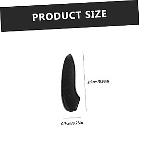 Mobestech 50pcs Tip Set Plastic Sleeves Plastic Cutter Tool Tip Cutter Knife Cover Knives Guards Mercer Knife Guard Black Protective Sleeves Cutters Tip Protective Covers Chef Tip Protector