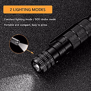 Gifts for Men Boyfriend Dad Husband Son, 10-in-1 Tactical Pen Aluminum Alloy Multitool Pen Survival Gear, Cool Gadgets for Christmas Stocking Stuffers Fathers' Day Anniversary Birthday