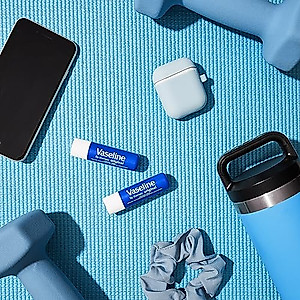 Vaseline Lip Therapy Care Original, Fast-Acting Nourishment, Ideal for Chapped, Dry, Cracked, or Damaged Lips, Lip Balm, 0.16 Ounce (Pack of 4)