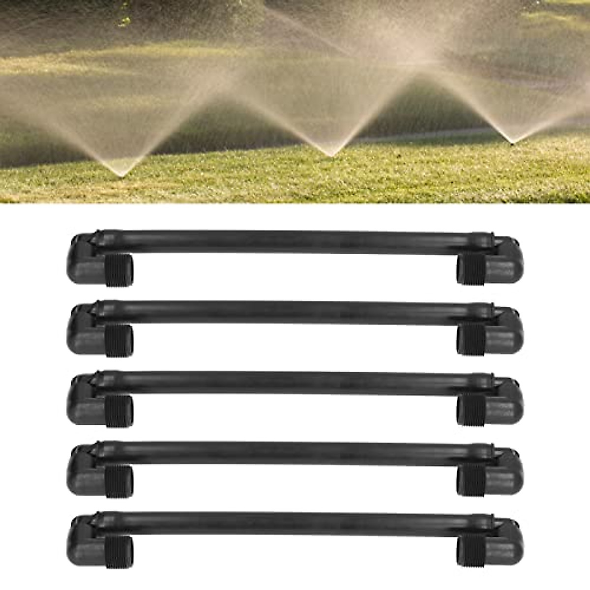 5PCS Swing Joint Pipe G3/4 External Thread 360 Degrees Rotatable Swing Joint Assembly 13.4 Inch Pipe Swing Assembly for Home Lawns Gardening Sprinkler