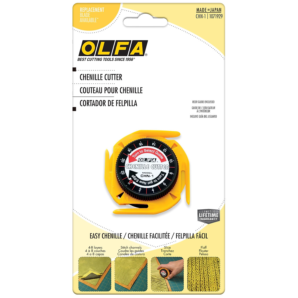 OLFA Chenille Cutter, Yellow