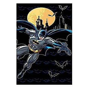 BATMAN 2 piece Bath Towel and Wash Cloth Set