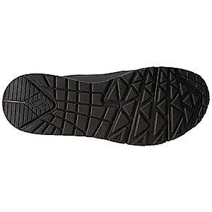 Skechers womens Skecher Street Women's Uno - Stand on Air Sneaker, Black/Black, 11 US