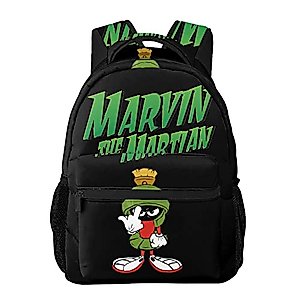 OIUCANP ma-rvin the ma-rtian Backpack,Travel Casual Daypack for Men Women,Multifunction Outdoor Sports Bag