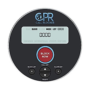 CPR V10000 - Landline Phone Call Blocker with Dual Mode Protection. Pre-Loaded with 10,000 Known Robocall Scam Numbers - Block a Further 2,000 Numbers at a Touch of a Button