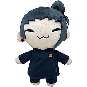 Geto Suguru Anime Soft Figure, Cute Character Stuffed Pillow Figures Cushion Cartoon Home Sofa Decoration for Fans(21cm)