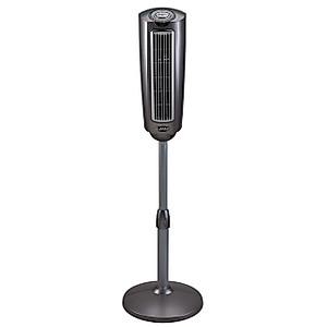 Lasko 2535 52" Oscillating Pedestal Fan, 52 Inch, Silver Gray
