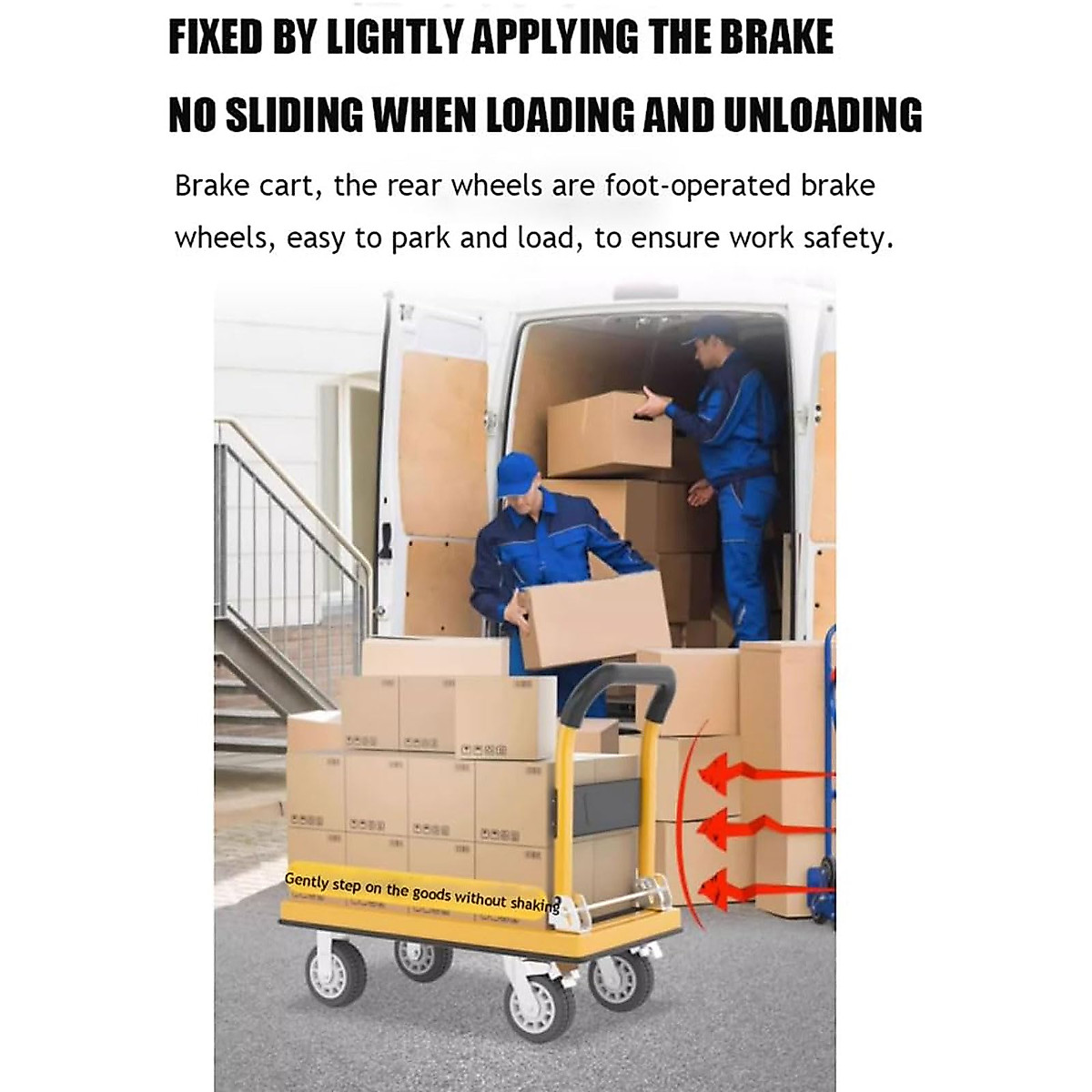 Generic Rolling Flatbed Cart Dolly Folding Platform Trolley Heavy Duty Hand Sack Truck Transport Truck for Loading and Storage,Hold Up to 330 Lbs (Green)